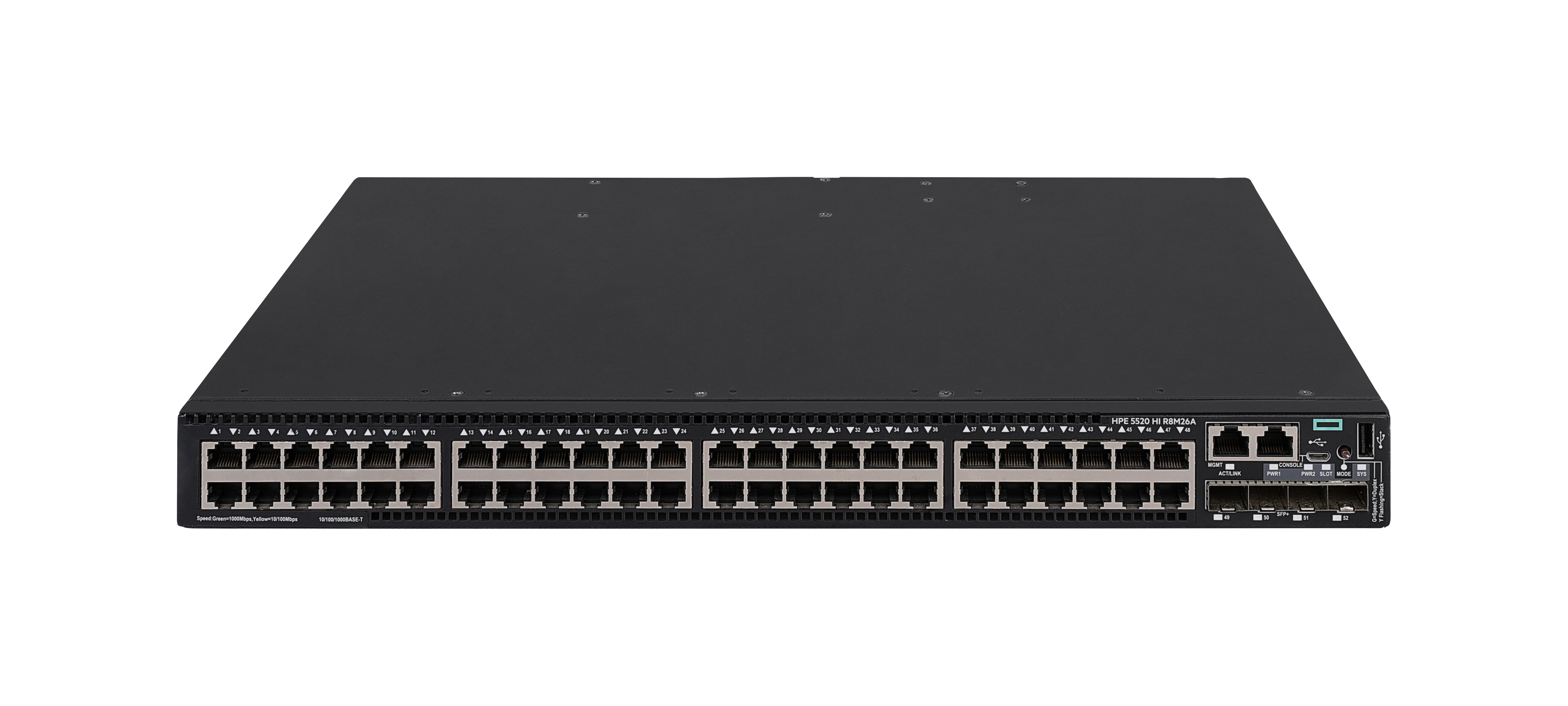 HPE FlexNetwork 5520 48G 4SFP+ HI 1-slot Switch - Switch - L3 - Styrt - 48 x 10/100/1000 + 4 x 1 ...