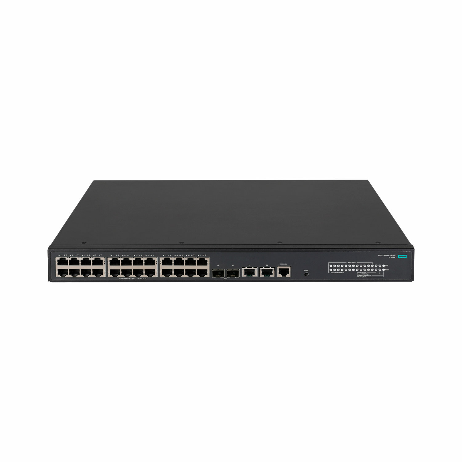 HPE FlexNetwork 5140 24G PoE+ 2SFP+ 2XGT EI - switch - 28 porter ...