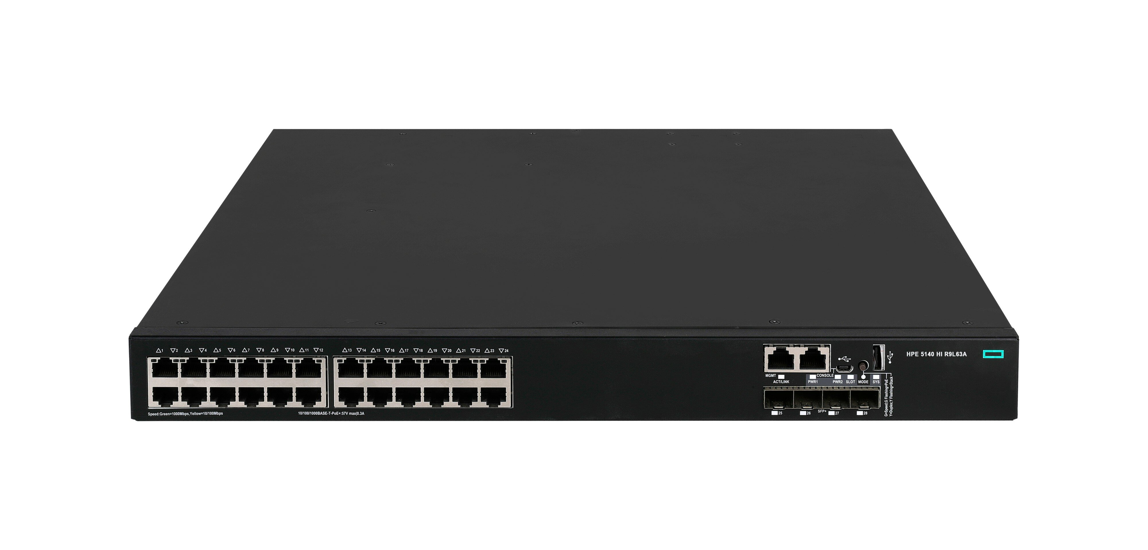HPE FlexNetwork 5140 HI - switch - 1-slot - 24 ports - managed - rack ...