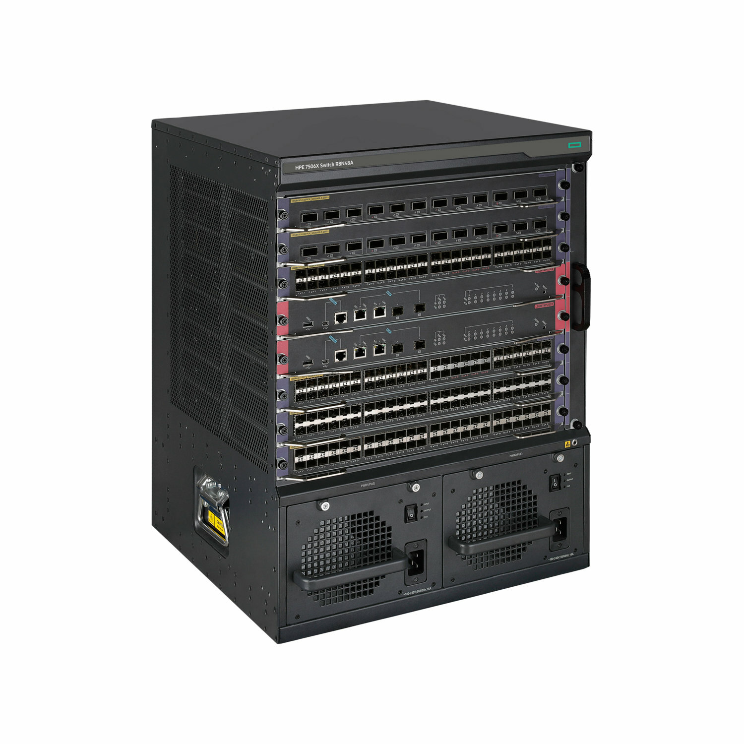HPE FlexNetwork 7506X 6-slot Chassis - switch - managed - rack-mountable