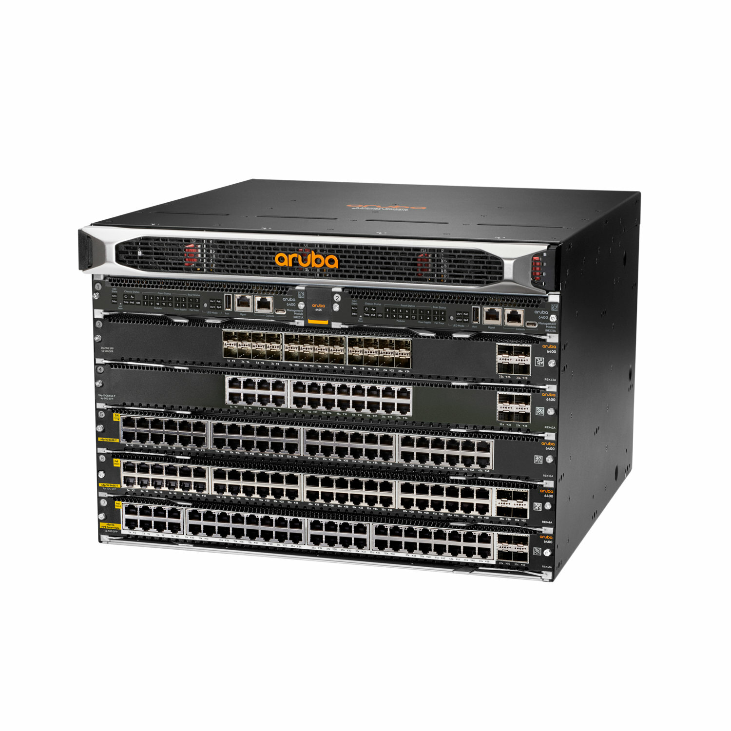 HPE Aruba 6405 Switch Bundle - switch - managed - rack-mountable - with ...