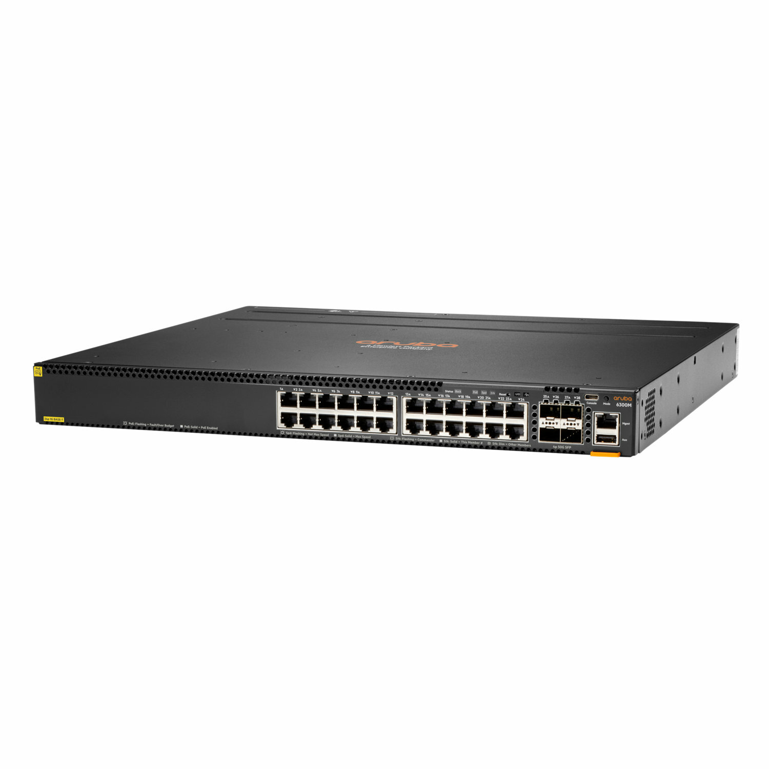 HPE Aruba 6300M - switch - 24 ports - managed - rack-mountable