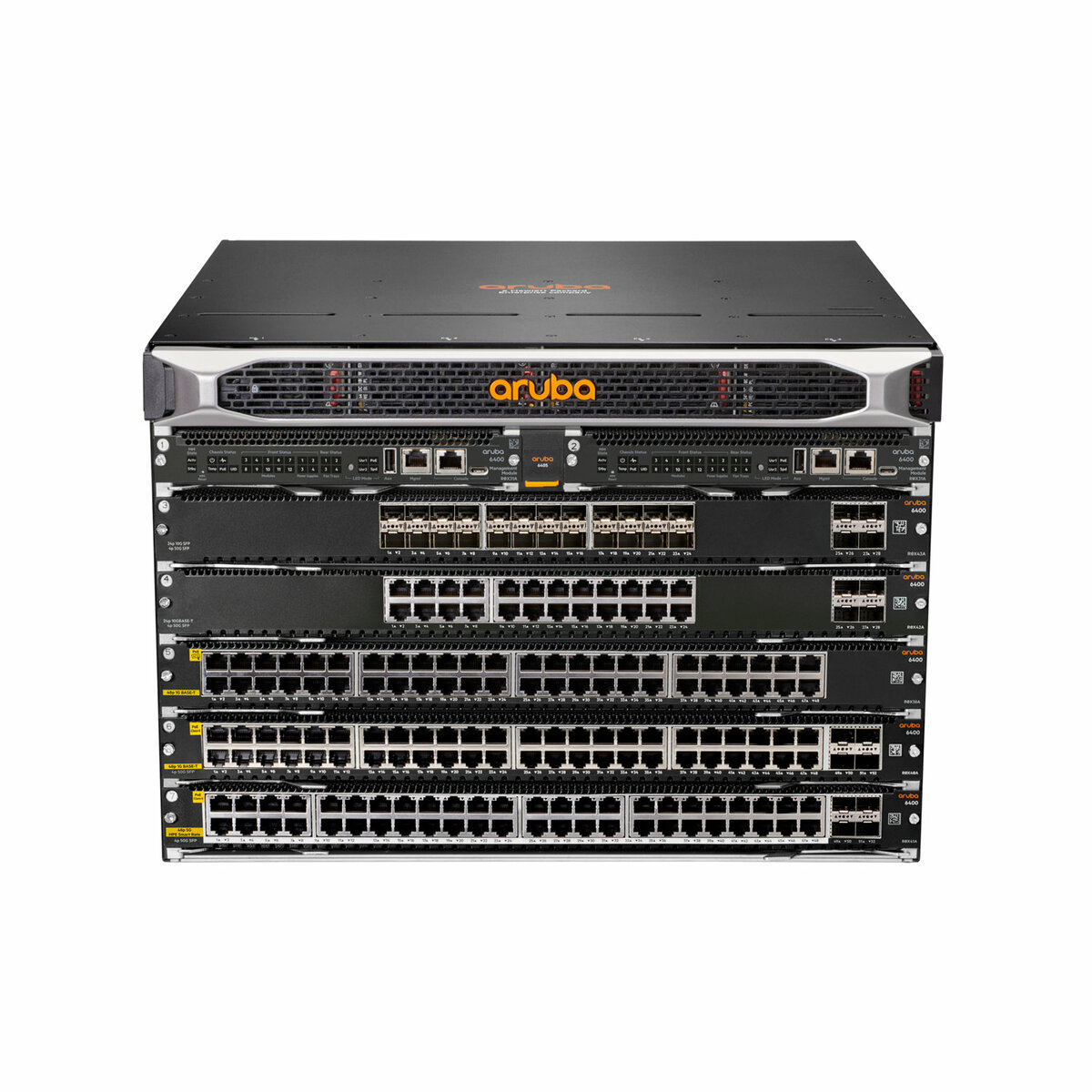 HPE Aruba 6405 Switch Bundle - switch - managed - rack-mountable - with ...