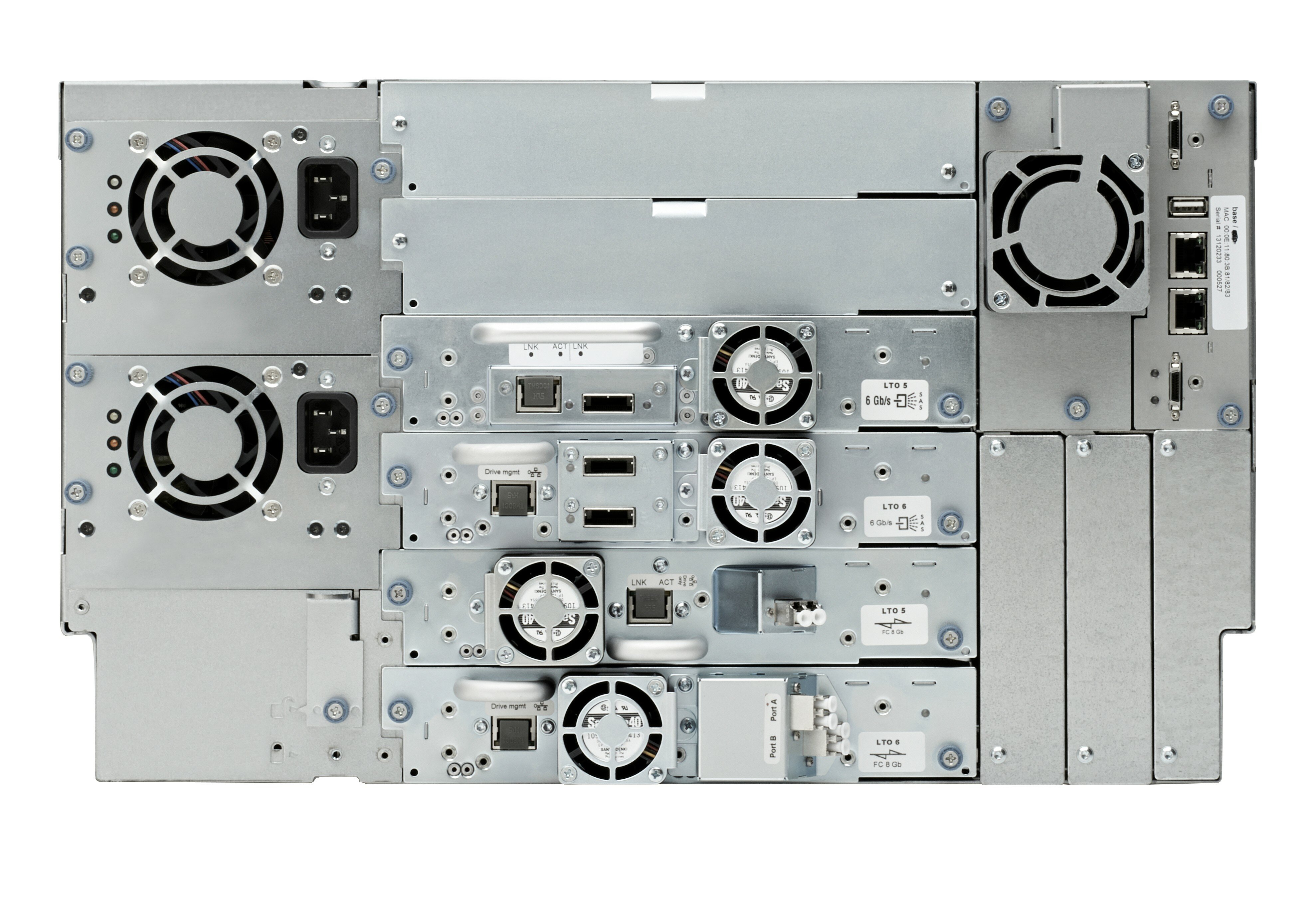 HPE StoreEver MSL6480 Scalable Base Module - tape library - no tape drives
