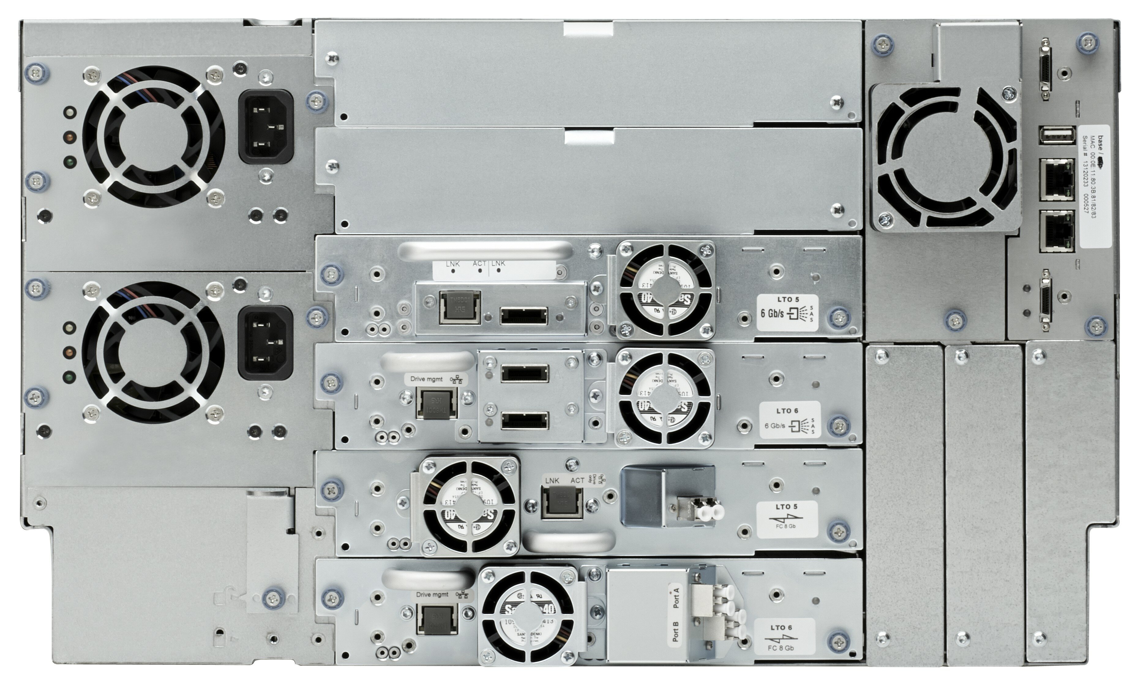 HPE StoreEver MSL6480 Scalable Base Module - bandbibliotek - uten ...