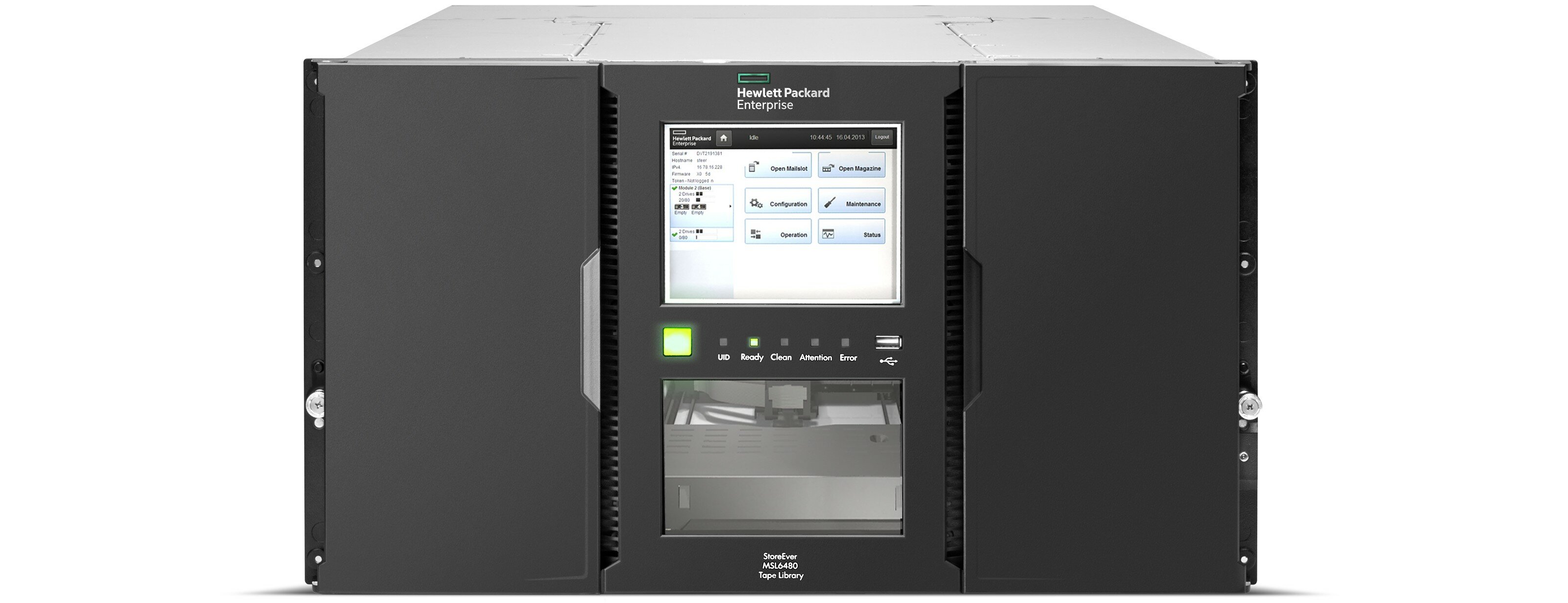 HPE StoreEver MSL6480 Scalable Base Module - tape library - no tape drives