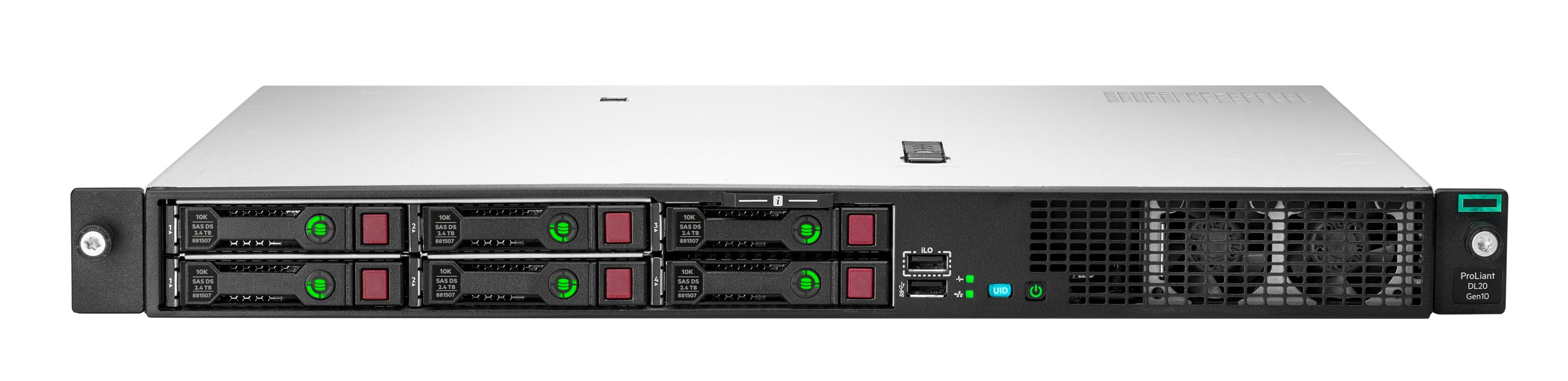 HPE ProLiant DL20 Gen10 Performance - rackmonterbar Xeon E-2224 3.4 GHz ...