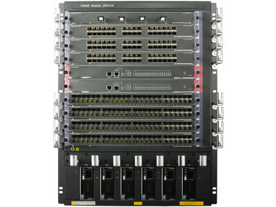 HPE FlexNetwork 10508 Switch Chassis - switch - managed - rack-mountable