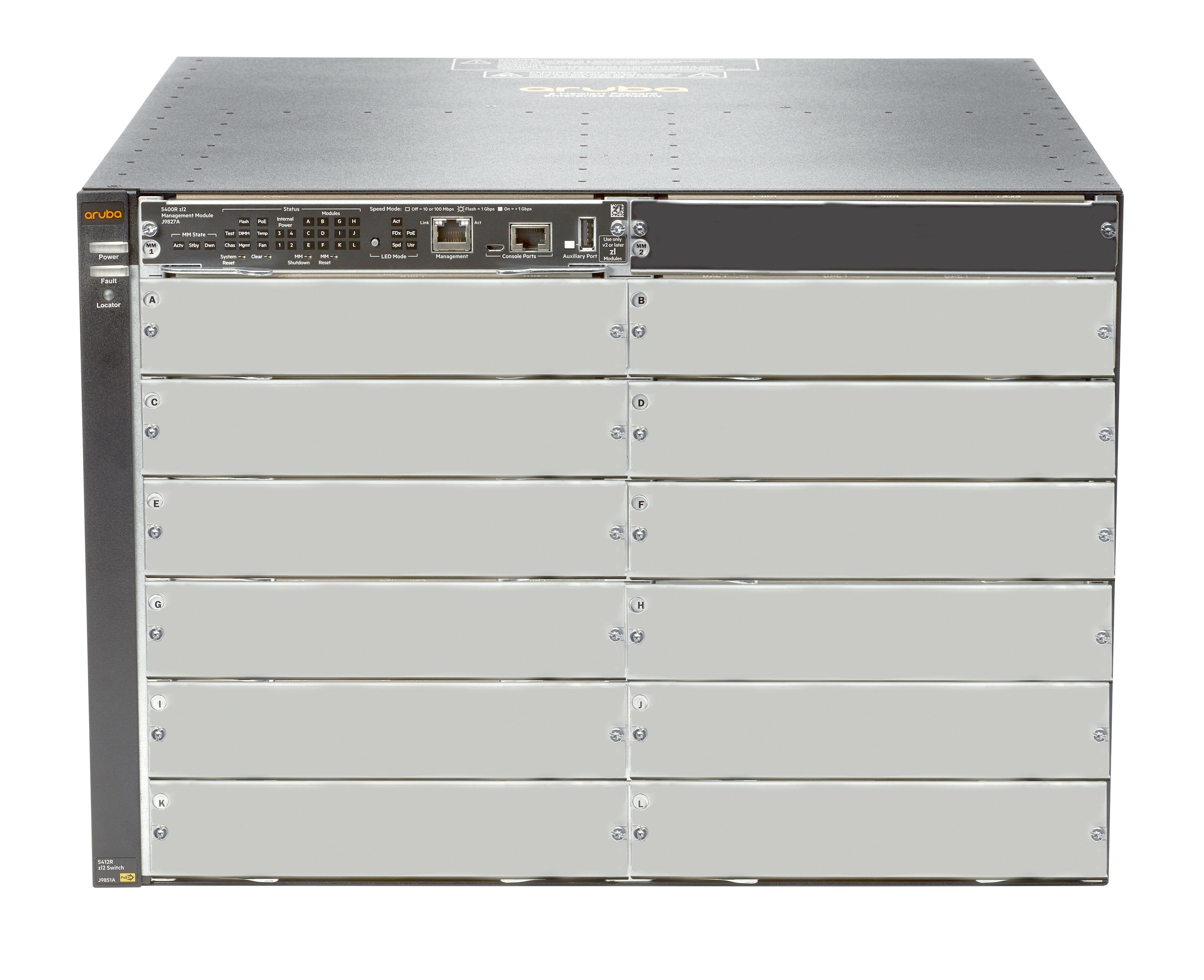 HPE Aruba 5412R zl2 - switch - managed - rack-mountable