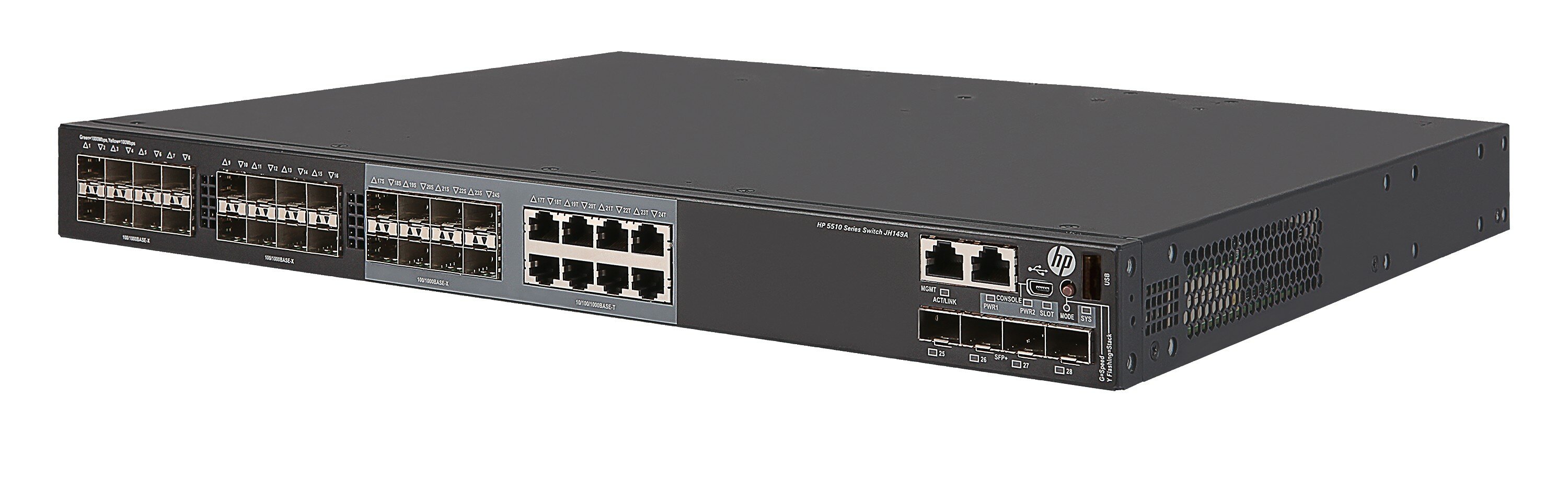 HPE 5510-24G-SFP HI Switch with 1 Interface Slot - switch - 24 porter ...