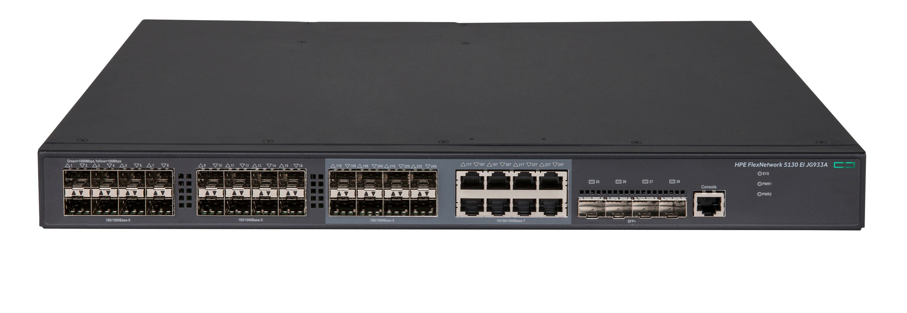 HPE 5130-24G-SFP-4SFP+ EI - switch - 24 porter - Styrt - rackmonterbar ...