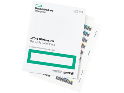 HPE LTO-8 Ultrium RW Bar Code Label Pack - streckkodsetiketter för ...