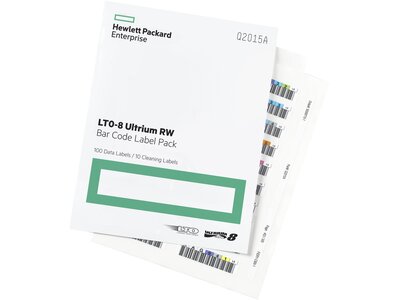 HPE LTO-8 Ultrium RW Bar Code Label Pack - streckkodsetiketter för ...