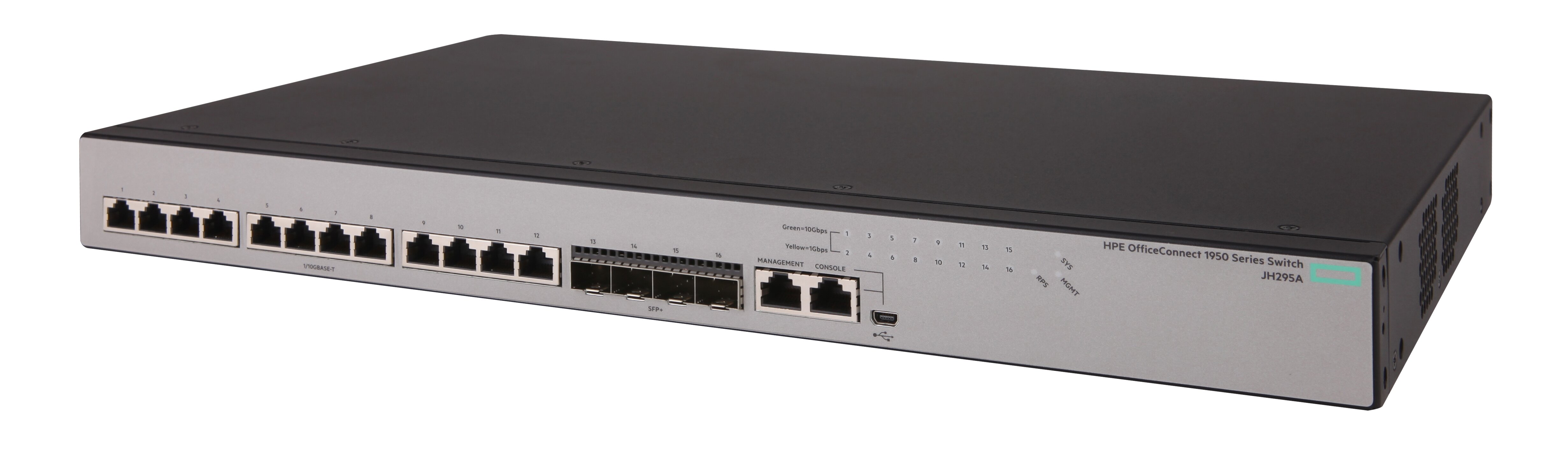 HPE OfficeConnect 1950 12XGT 4SFP+ - Switch - 12 x 10GBase-T + 4 x 1 ...