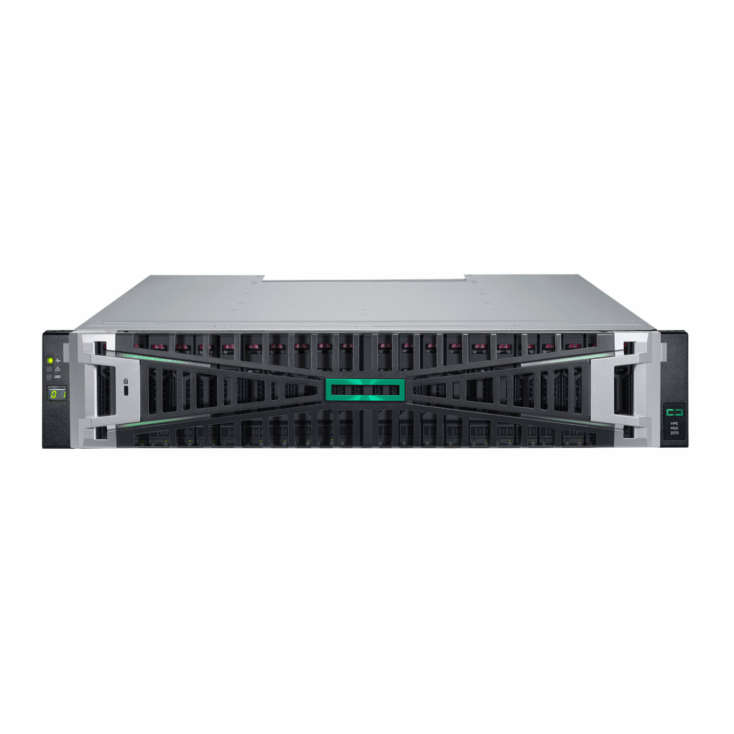 HPE Modular Smart Array 2070 10GBASE-T iSCSI SFF TAA Storage - 7th ...