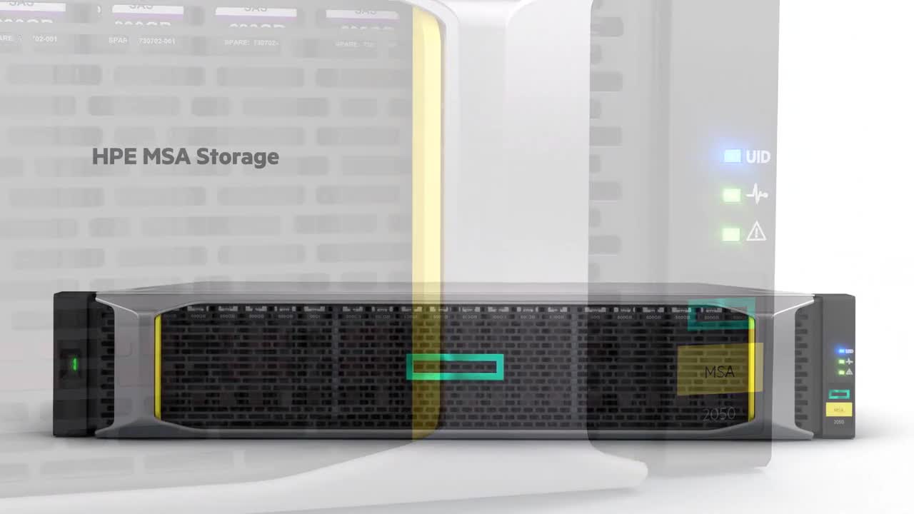 Hpe Modular Smart Array 2052 San Dual Controller Sff Storage Solid State Hard Drive Array 