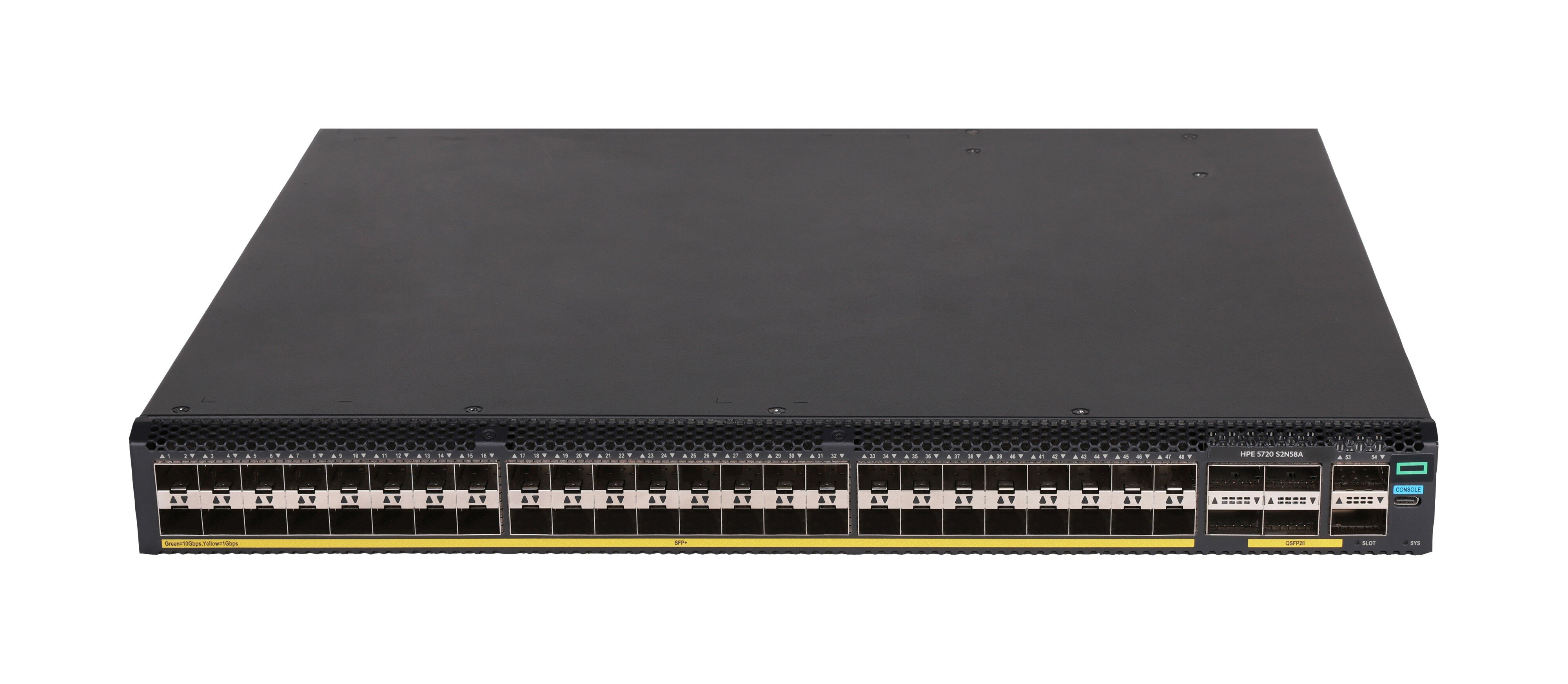 HPE Networking Comware 5720 48p SFP+ 1G/10G 6p QSFP28 100G Switch ...