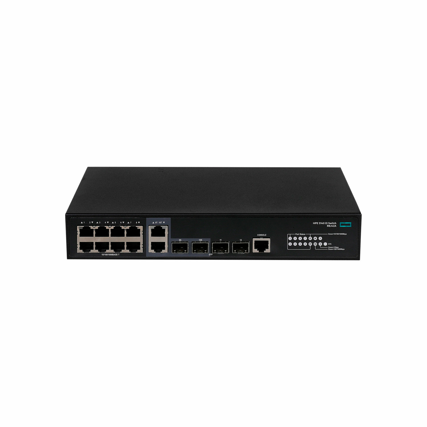 HPE FlexNetwork 5140 8G 2SFP 2XGT Combo EI - switch - 12 ports - smart ...