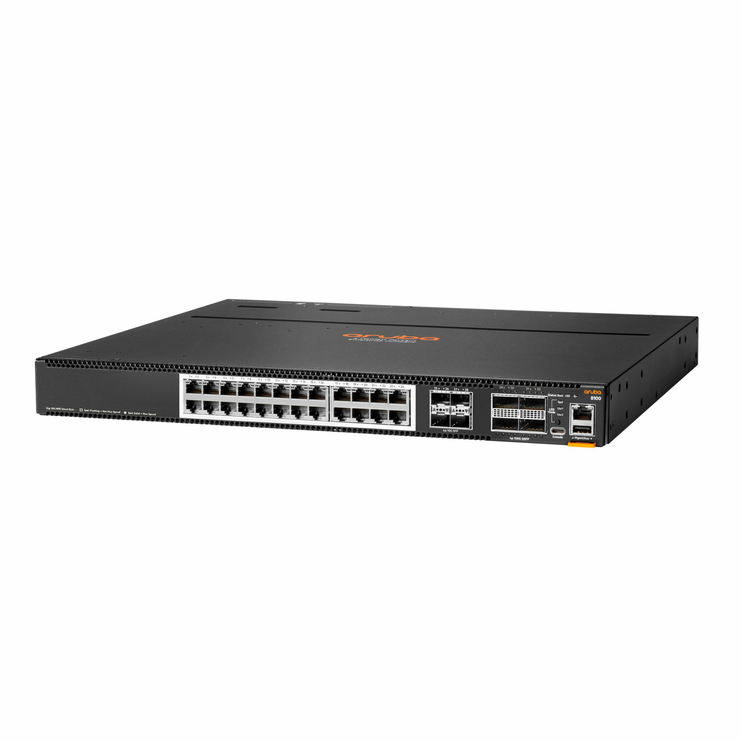 HPE Aruba Networking CX 8100 24x10GBase-T 4x10G SFP+ 4x40/100G QSFP28 ...