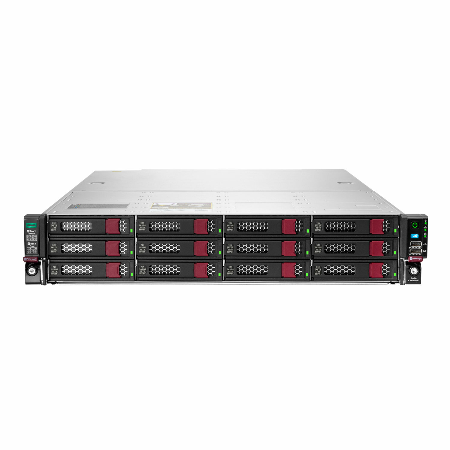 HPE Apollo 4200 Gen10 - rack-mountable - no CPU - 0 GB - no HDD