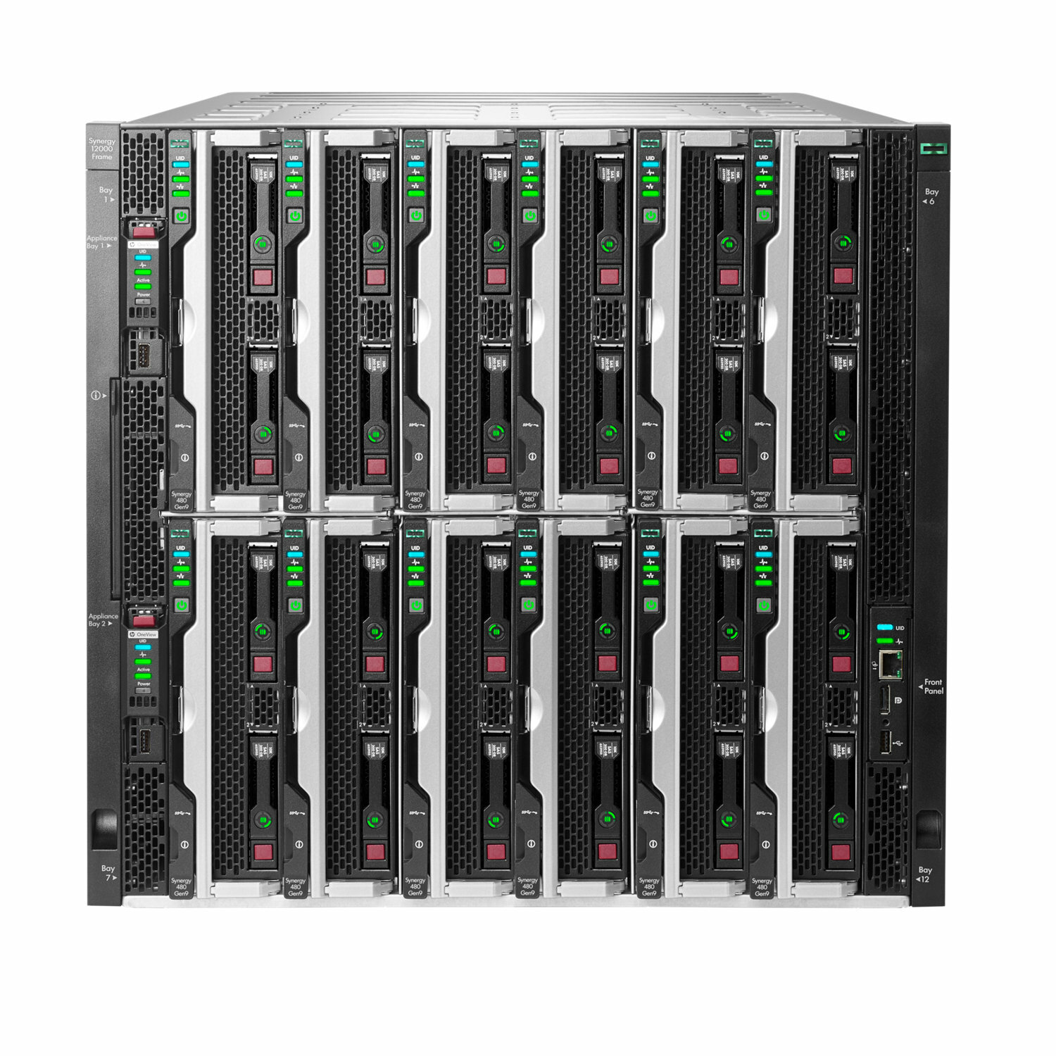 HPE Synergy 12000 Frame - Rackmonterbar - 10U - opp til 12 blad - ingen ...
