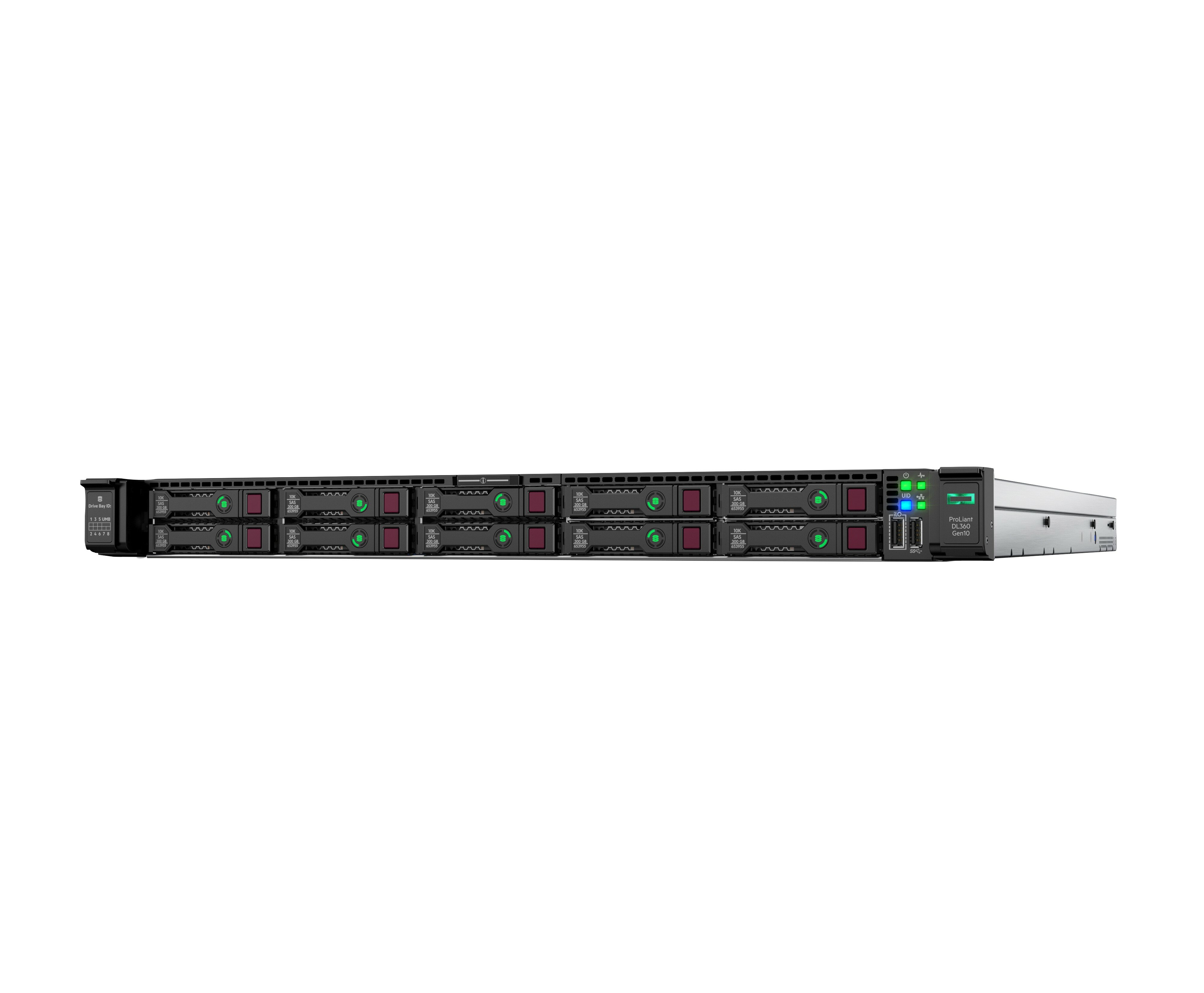 HPE ProLiant DL360 Gen10 - rack-mountable - no CPU - 0 GB - no HDD