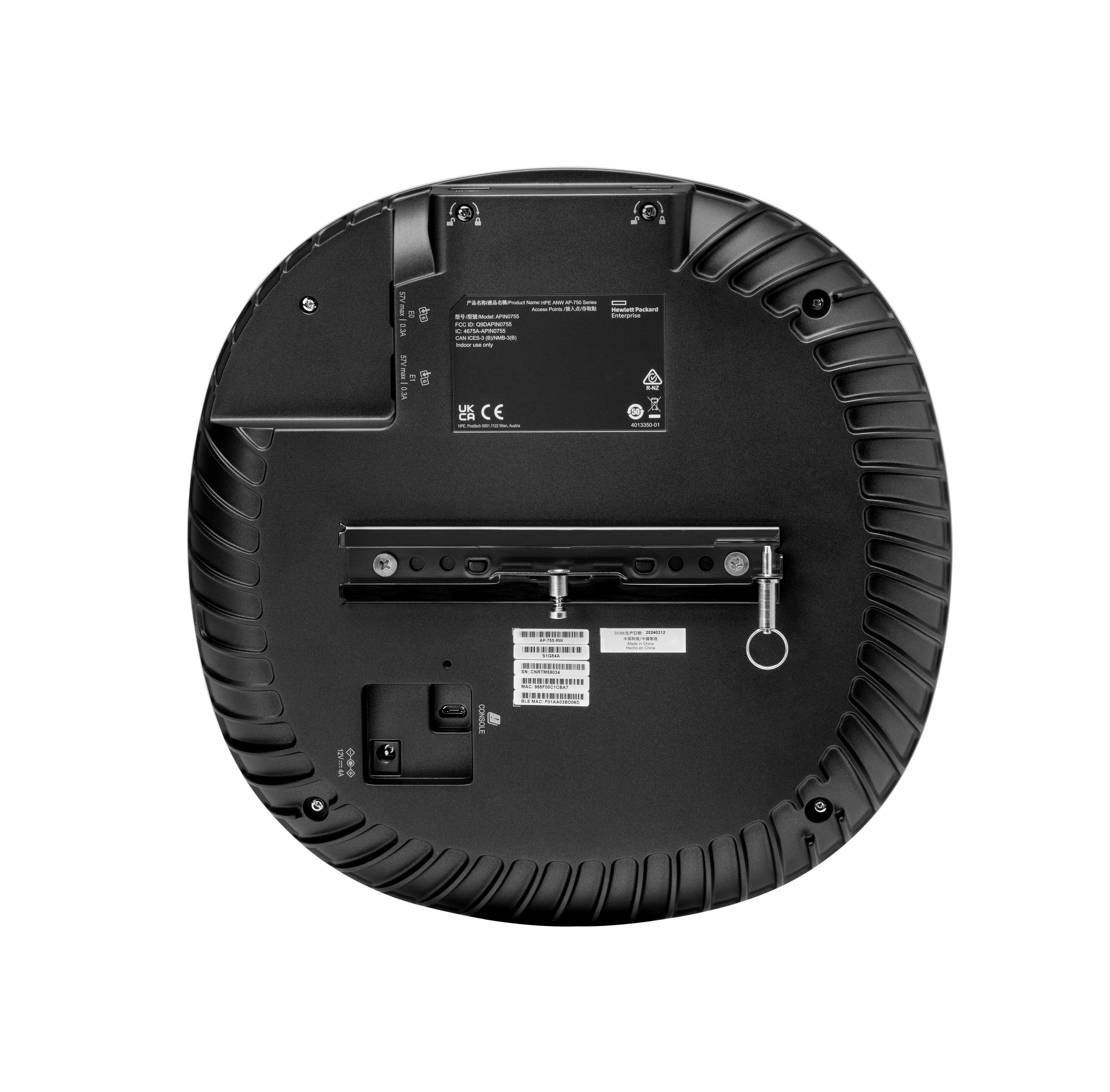 HPE Aruba Networking AP-755 (US) - Campus - wireless access point - Wi-Fi 7