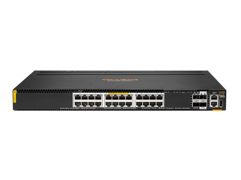 HPE Aruba 6300M 24-port SFP+ and 4-port SFP56 Switch - switch - 24 ...