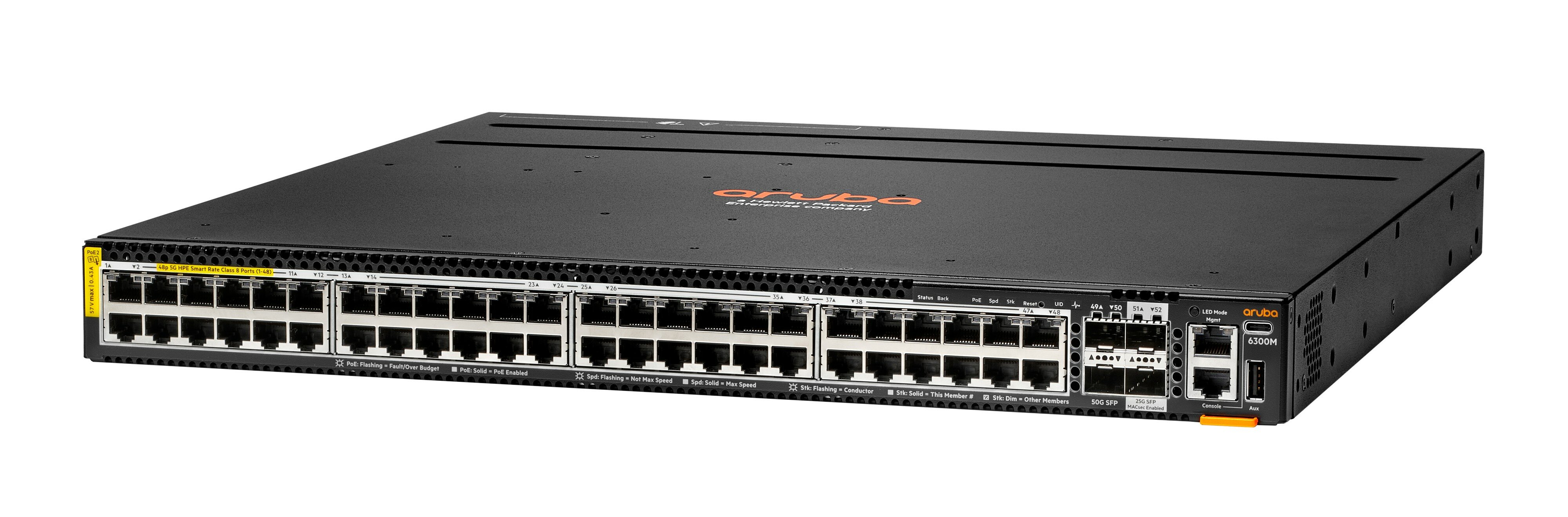 HPE Aruba 6300M - switch - 48 ports - managed - rack-mountable