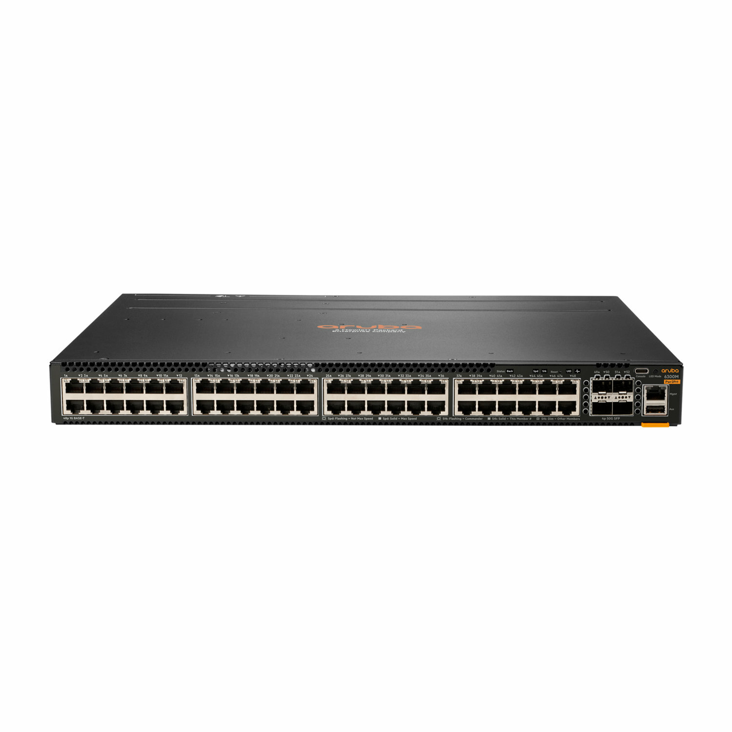 HPE Aruba CX 6300M - Switch - horizontal surface mounting only - L3 ...