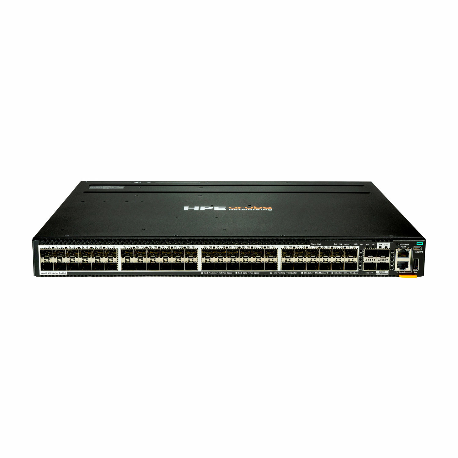 HPE Aruba Networking CX 6300M 48p SFP 1G 2p SFP56 50G 2p SFP28 25G ...