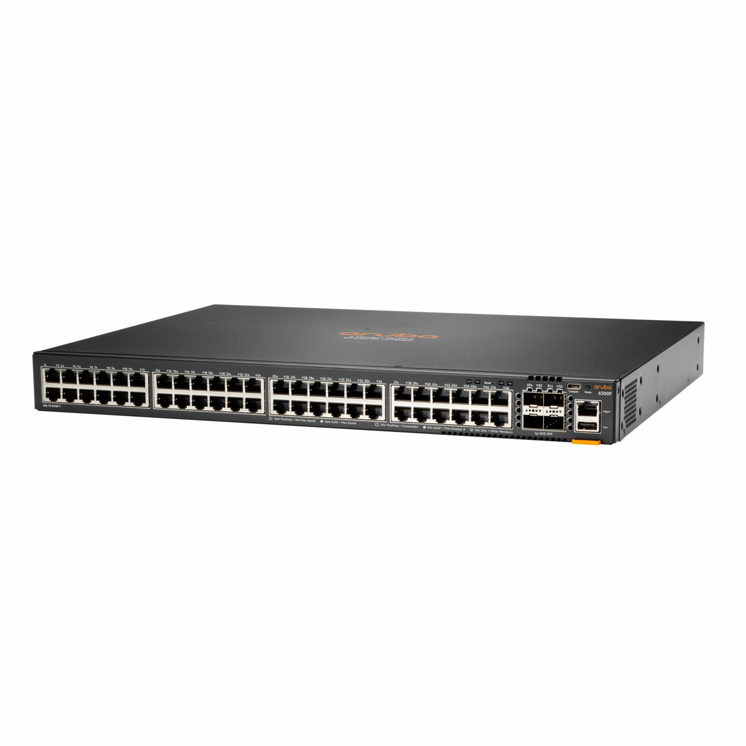 HPE Aruba CX 6300F - Switch - horizontal surface mounting only - L3 ...