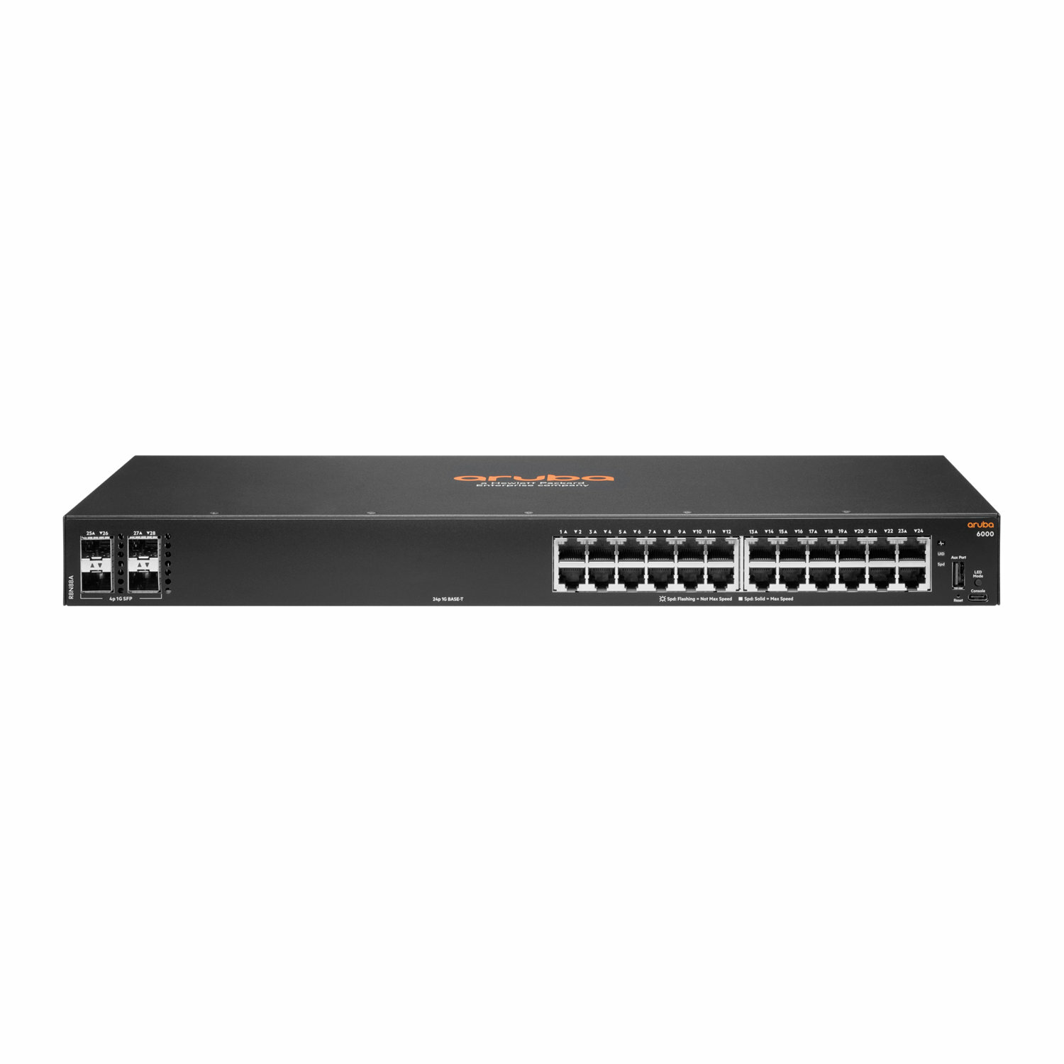 HPE Aruba 6000 24G 4SFP Switch - switch - 24 ports - Managed - rack ...