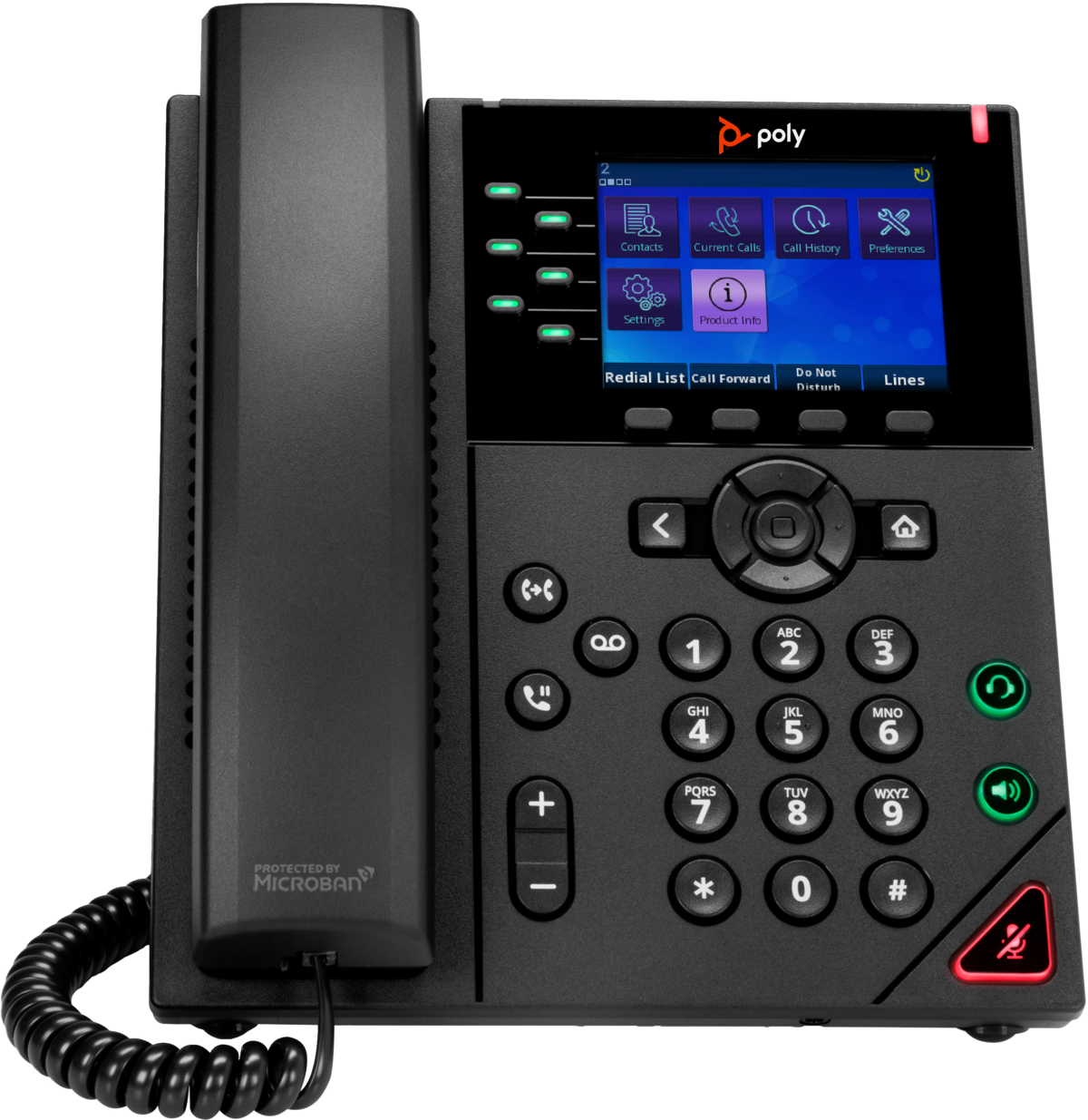 Poly VVX 350 - OBi Edition - VoIP phone - 3-way call capability