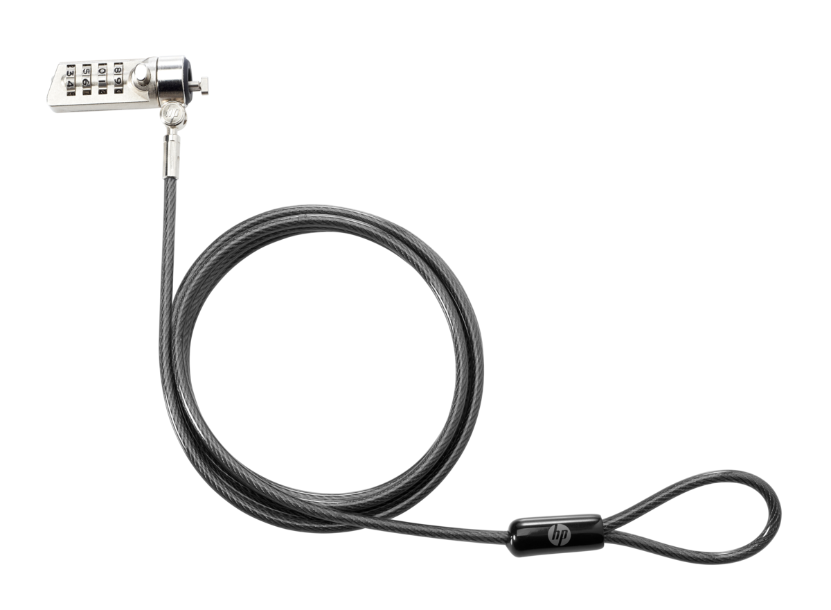 HP Essential Combination Lock - security cable lock