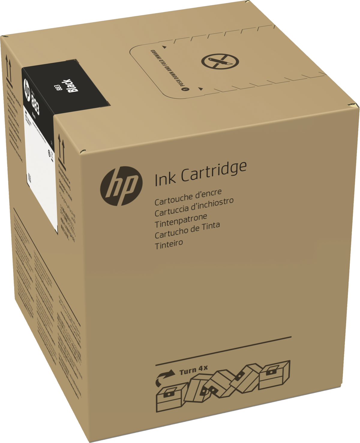 HP 883 - black - original - ink cartridge