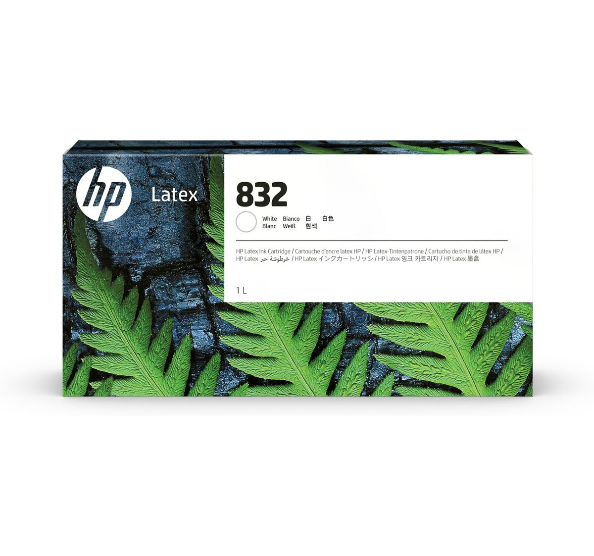 HP 832 - 1 L - white - original - Latex - ink cartridge - for Latex 630 ...