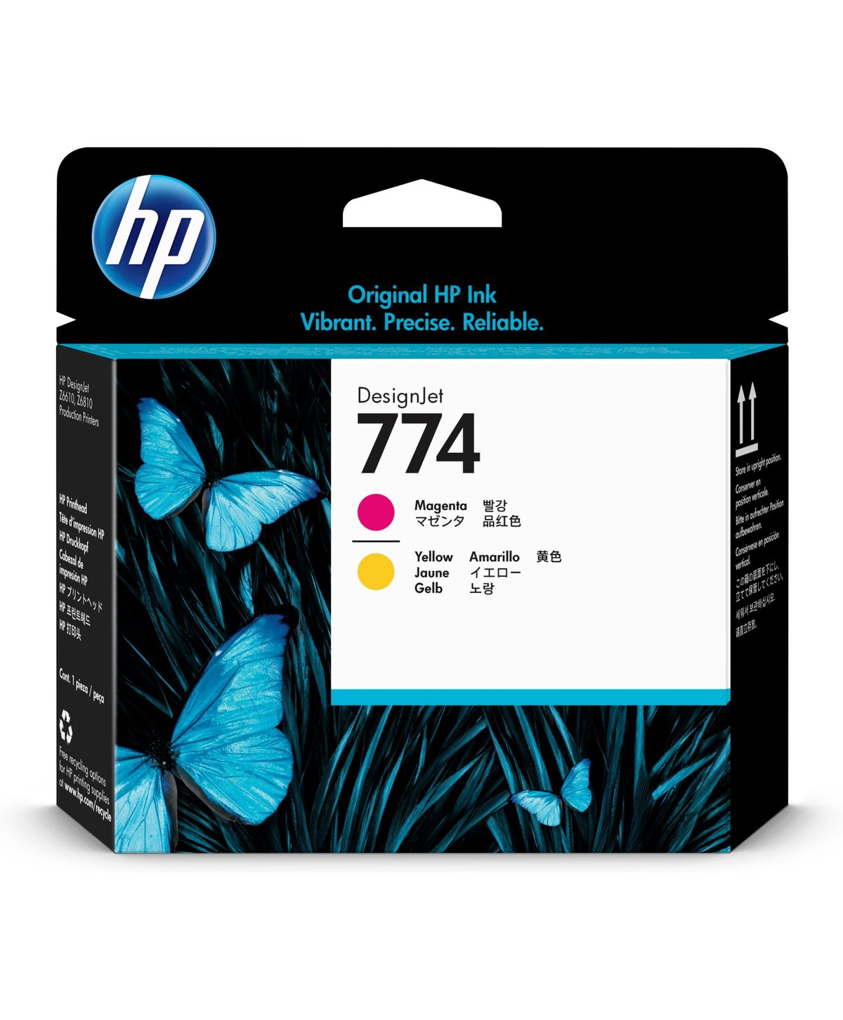 HP 774 - yellow, magenta - printhead