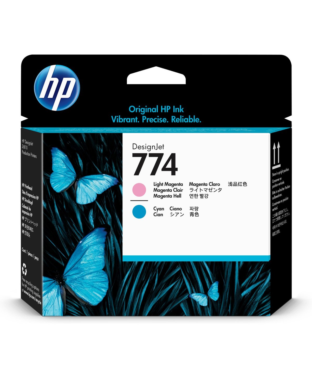 HP 774 - light magenta, light cyan - printhead