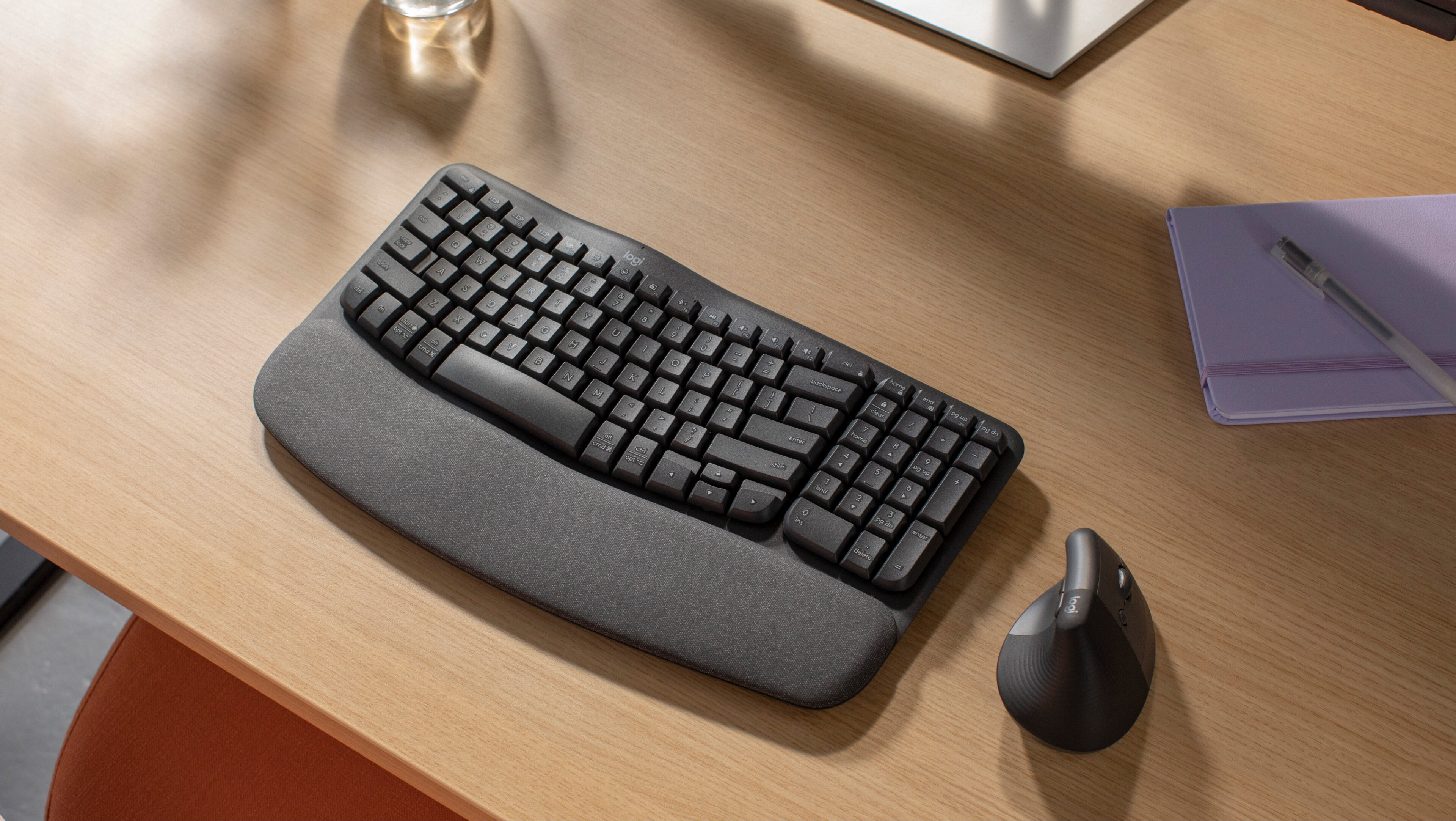 Logitech Ergo Series - keyboard - QWERTY - UK - graphite Input Device
