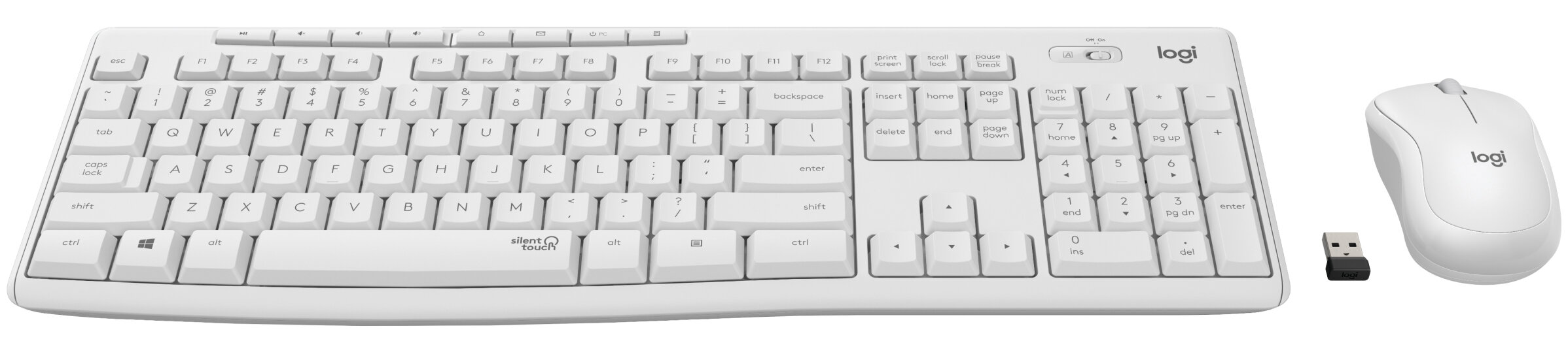 Logitech MK295 Silent - keyboard and mouse set - QWERTY - English - off ...