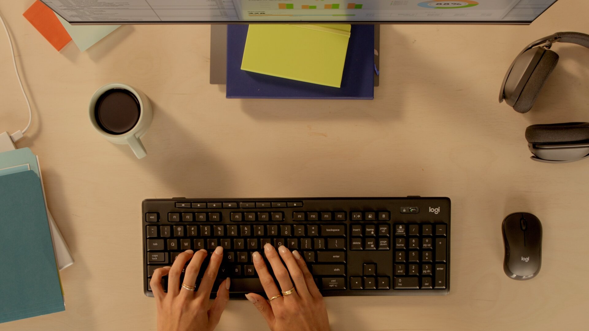 Logitech MK370 Combo for Business - keyboard and mouse set - QWERTY ...