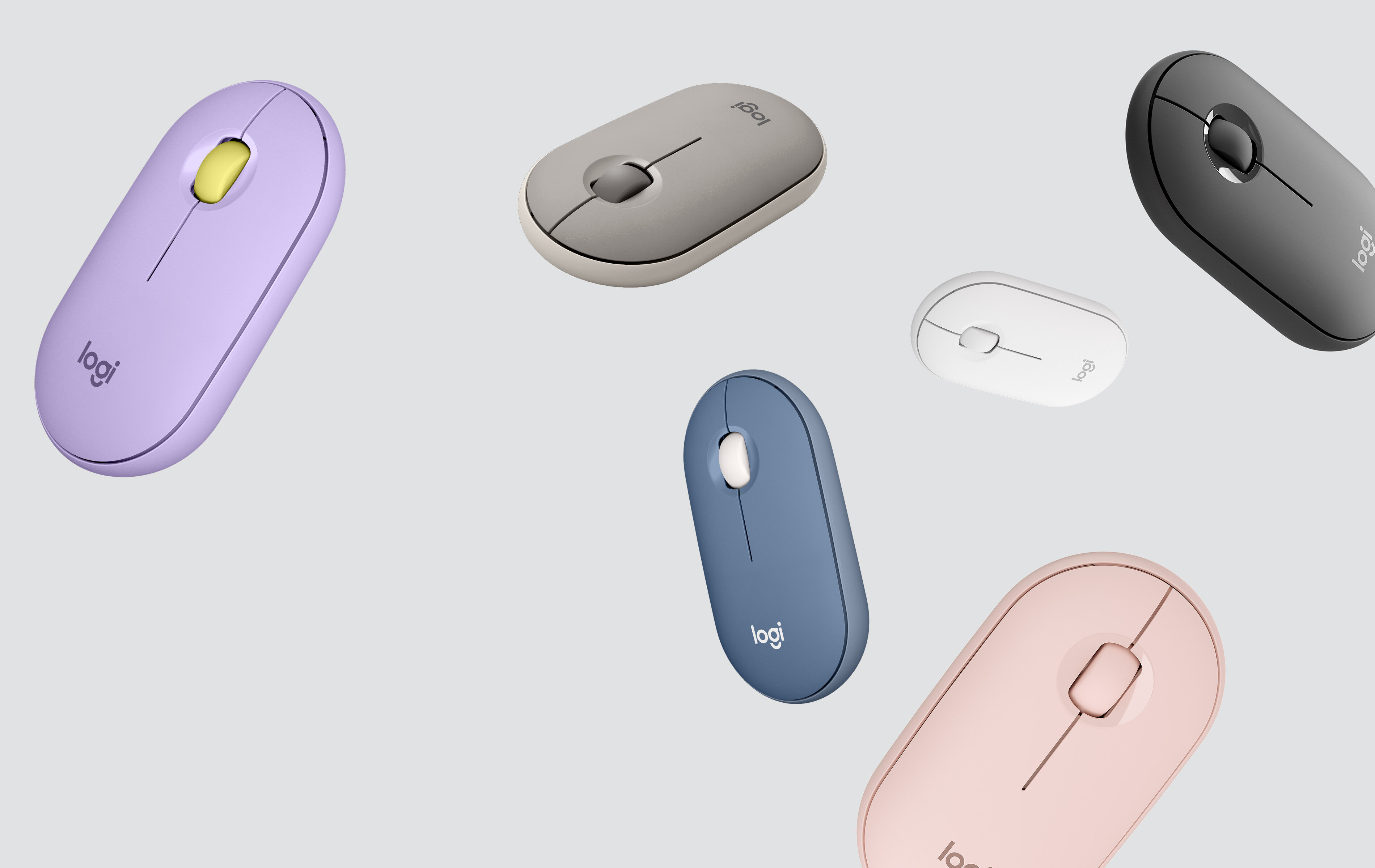 Logitech Pebble M350 - Mouse - optical - 3 buttons - wireless ...