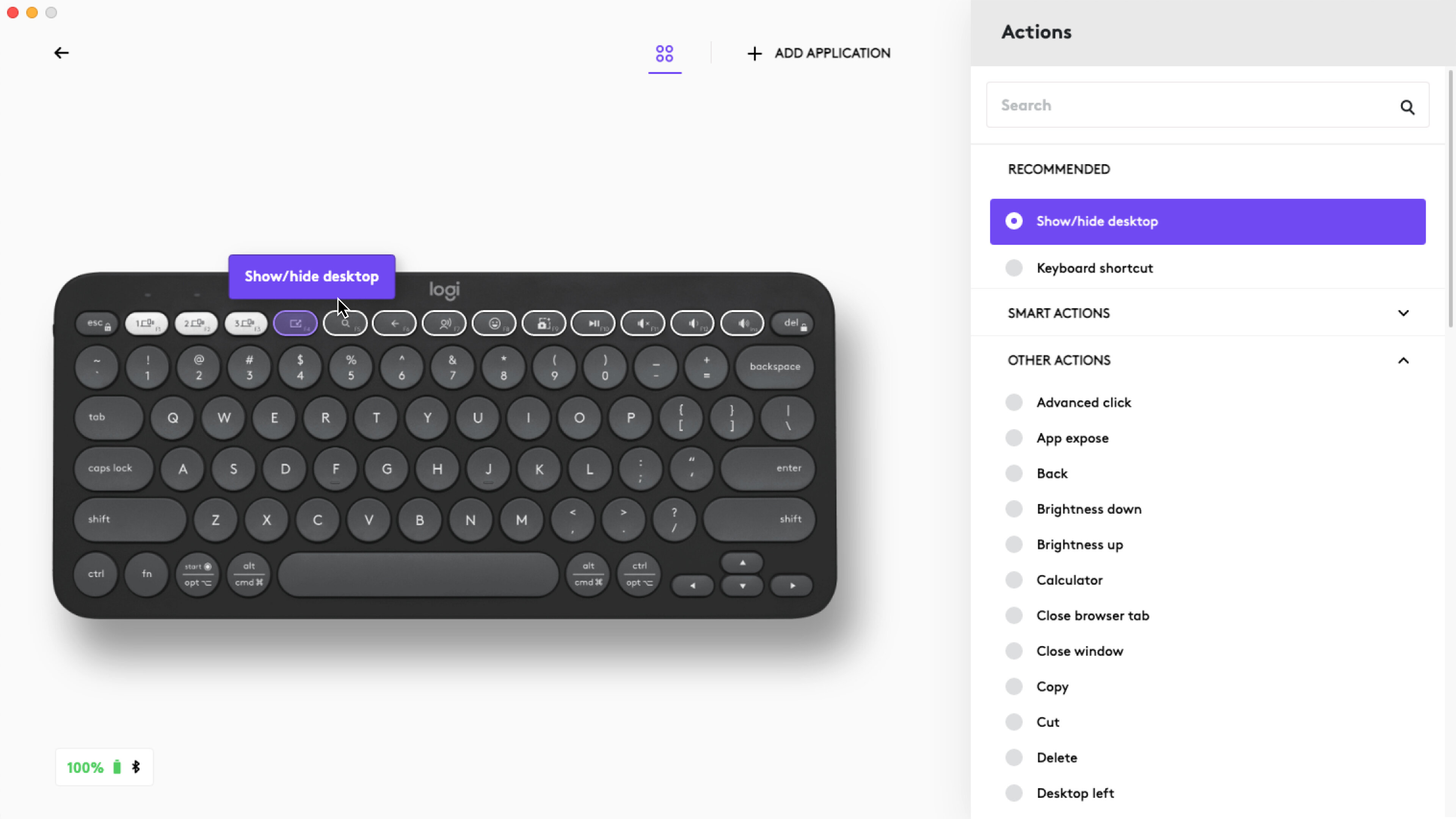 Logitech Pebble Keys 2 K380s - keyboard - QWERTY - UK - tonal white