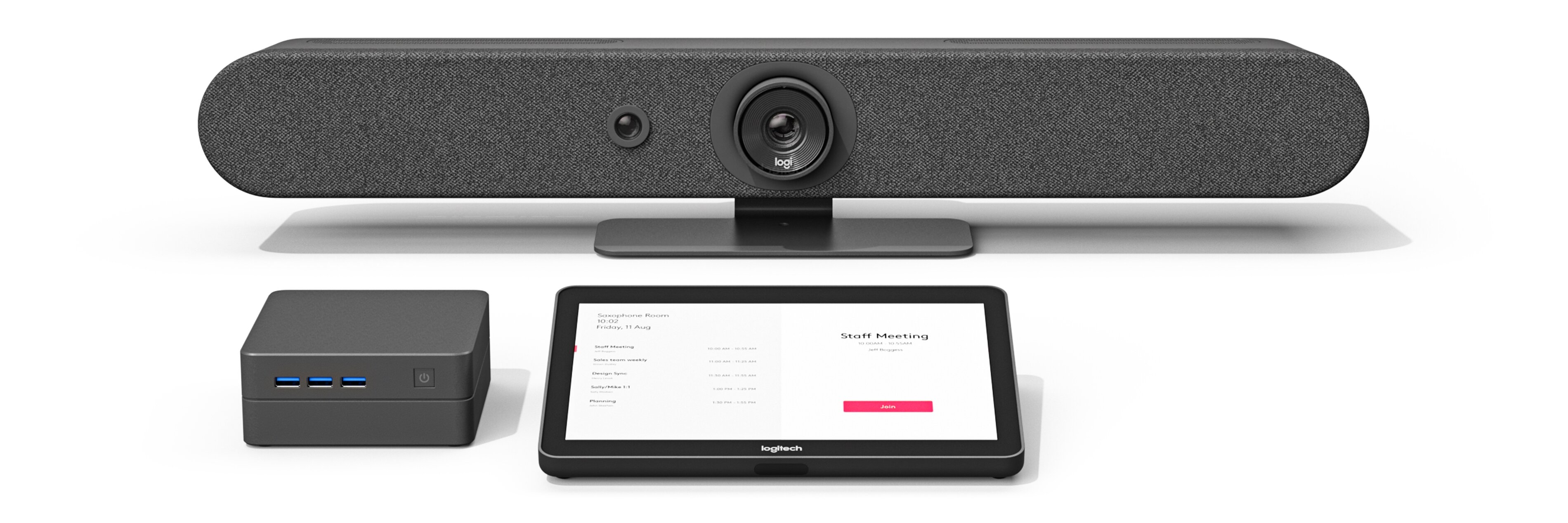Logitech Rally Bar Mini - Video conferencing device - Zoom Certified ...
