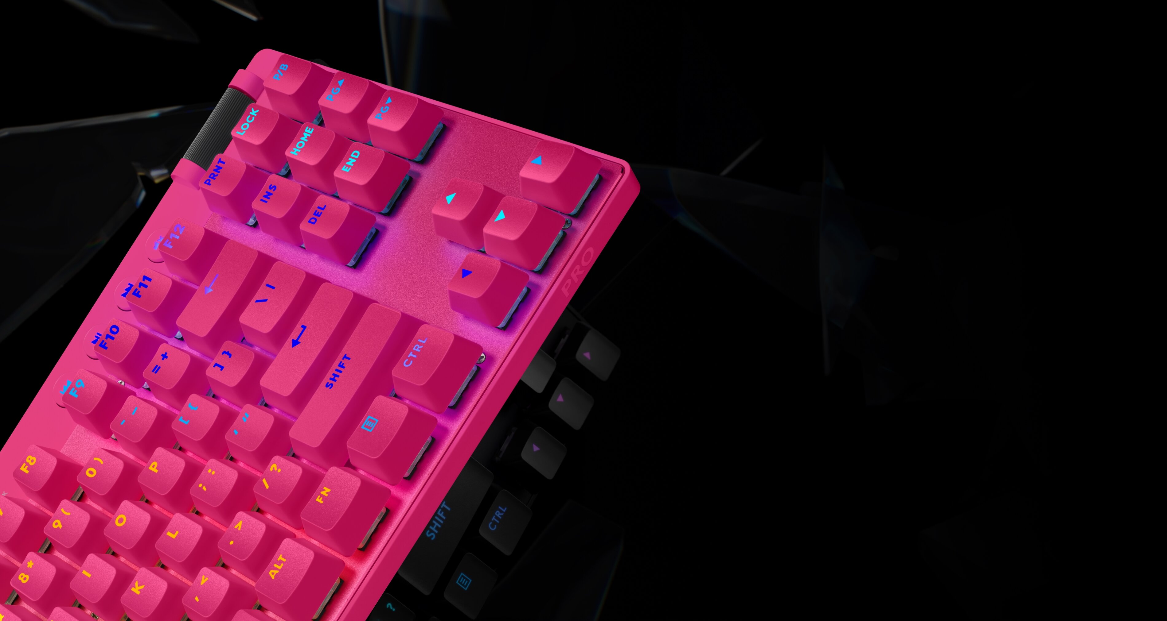 Logitech G PRO X TKL - Keyboard - backlit - wireless - 2.4 GHz ...