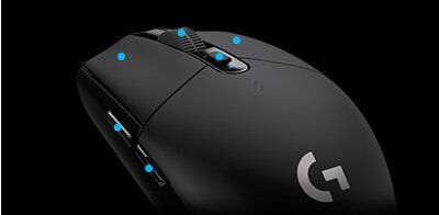 Logitech G305 Lightspeed - Svart - Datortillbehör | Webhallen