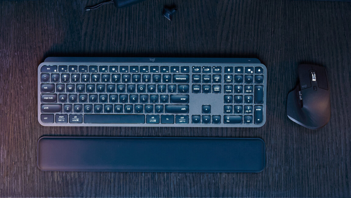 Logitech MX Keys S - Keyboard - backlit - wireless - Bluetooth LE ...