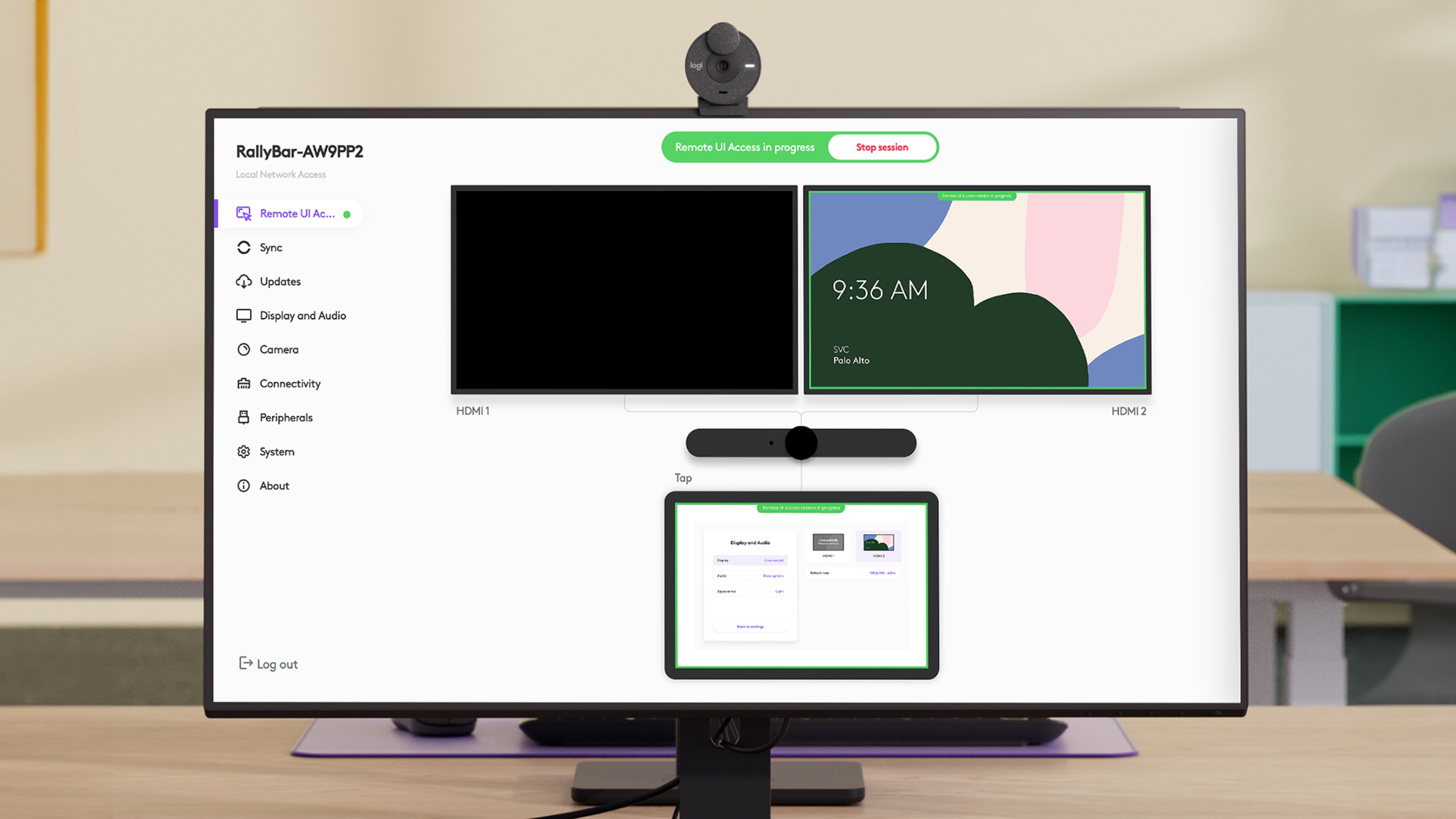 Logitech Rally Board 65 - video conferencing device