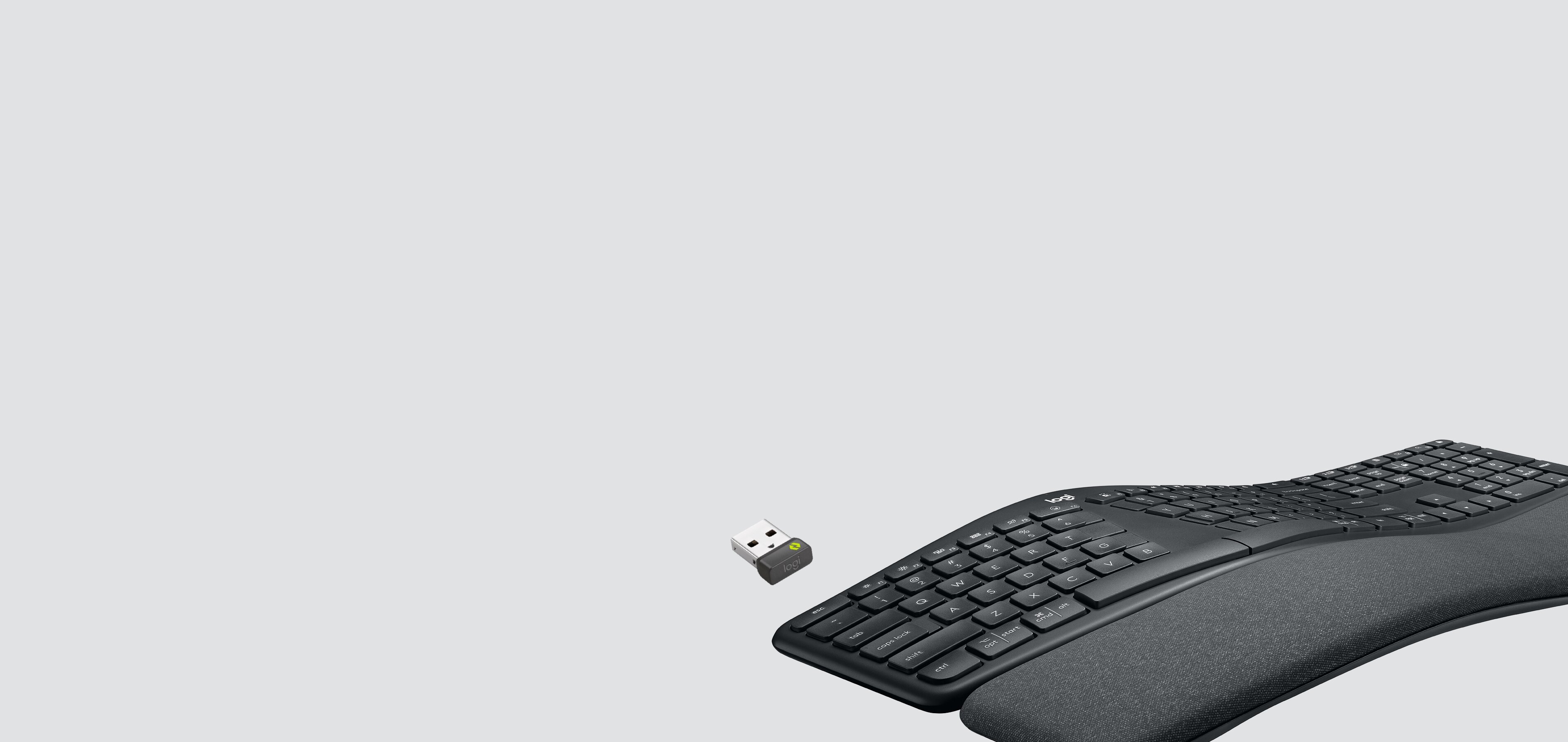 Logitech ERGO K860 Split Keyboard for Business - keyboard - QWERTY ...